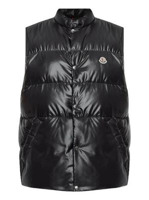 Moncler Restigo Quilted Down Vest - Black
