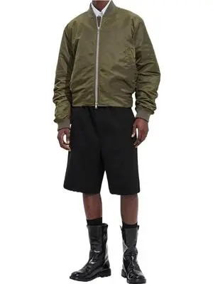Bottega Veneta Padded Nylon Bomber Jacket - Shrub