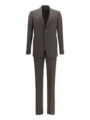 Zegna Regular-fit Tailored Suit - Brown