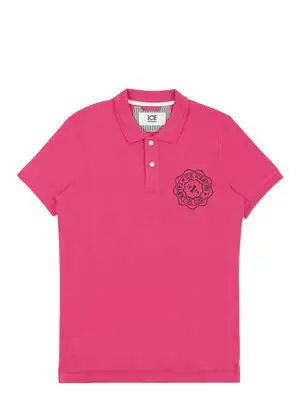 Iceberg Logo Polo Shirt - Red