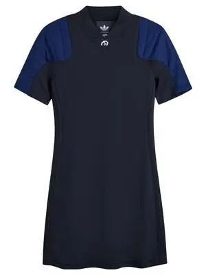 Adidas Originals X Miaou Color-blocked Mini Dress - Black
