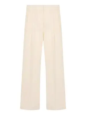 Peserico High-waisted Flared Pants - Nude