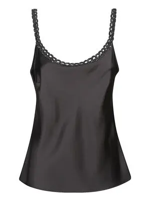 D.exterior D.Exterior Lace Trimmed Camisole Black