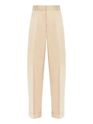 Dsquared2 Straight-leg Pleated Trousers - Beige