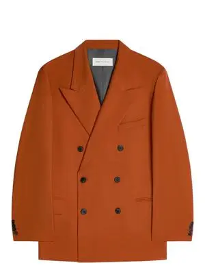 Dries Van Noten Oversized Double-breasted Blazer - Rust-colored