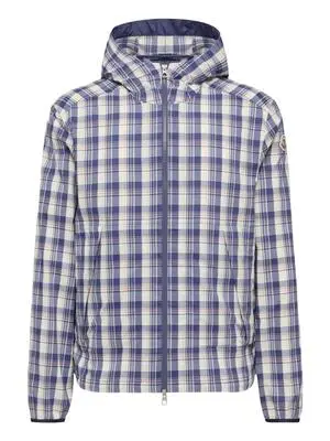 MONCLER Moncler Checked Hooded Zip-Up Jacket