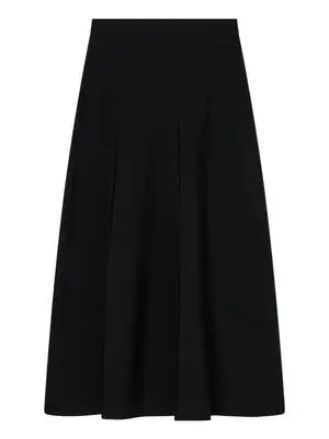 Emporio Armani Flared A-line Skirt - Black