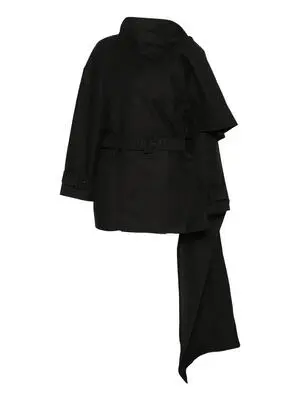 ENTIRE STUDIOS Mini Scarfcoat - Black