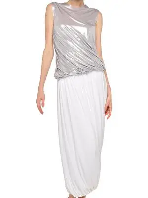 NORMA KAMALI Norma Kamali Sleeveless Draped Top