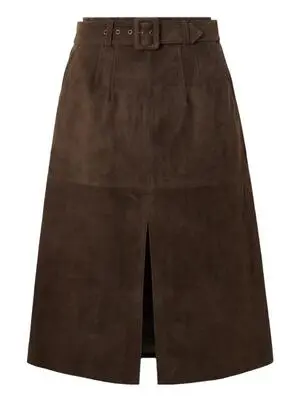 VERONICA BEARD Veronica Beard Belted Midi Skirt