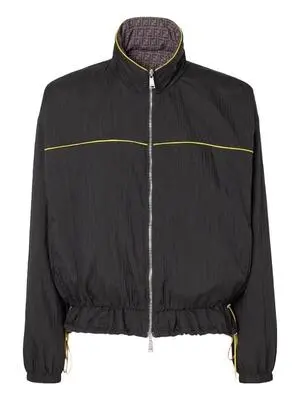 Fendi Reversible Logo Track Jacket - Black
