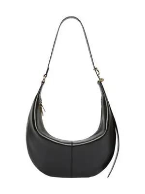 Sportmax Zippered Shoulder Bag - Black