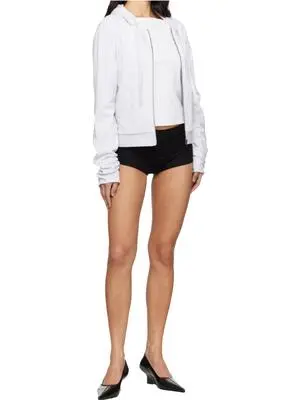 ENTIRE STUDIOS Elastic Waist Shorts - Black