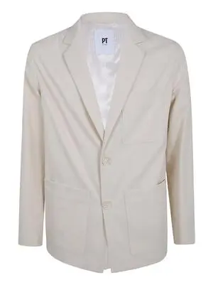 PT TORINO Single Breasted Jacket - Ice