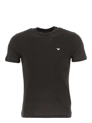 Emporio Armani Logo T-shirt Black