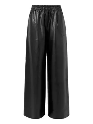 NORMA KAMALI Norma Kamali Elasticized Waist Wide-Leg Pants