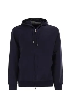 Brunello Cucinelli Zip-up Drawstring Hoodie - No