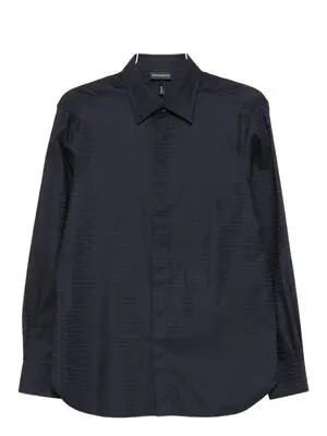 Emporio Armani Long-sleeved Shirt - Blue