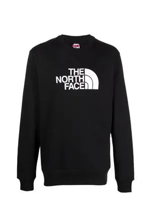 The North Face Logo Print Crewneck Sweatshirt - Black