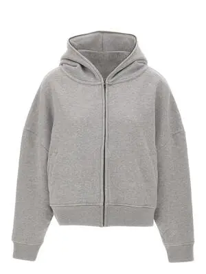 ENTIRE STUDIOS Zip-up Hooded Sweater - Gray