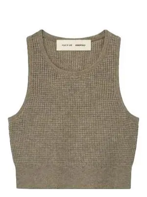 Fear Of God Fear Of God Essentials Waffle Sport Tank Top Gray