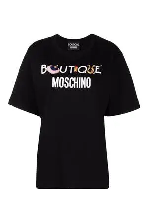 Moschino Printed T-shirt - Black