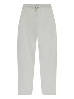 Ami Drawstring Wide-leg Trousers - White