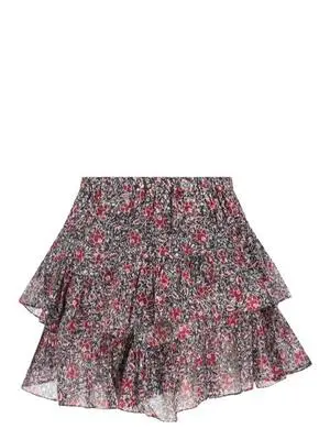 Isabel Marant Étoile Jacadia Ruffled Shorts - Gray