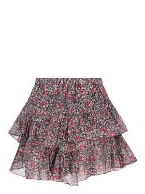 ISABEL MARANT ÉTOILE Isabel Marant Etoile Jocadia Ruffled Printed Shorts