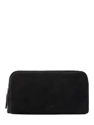 THE ROW Astra Zipper Clutch - Black