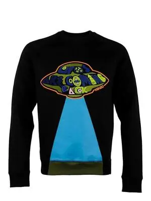 Kenzo Logo Embroidered Pullover Sweater - Black