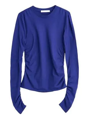 Our Legacy Strain Slim Long Sleeved Jersey Top - Dark Blue