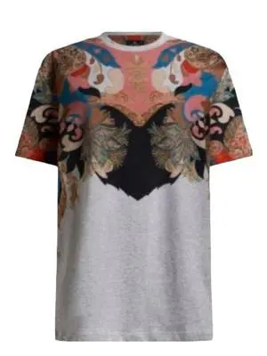Etro Paisley Print T-shirt - Gray