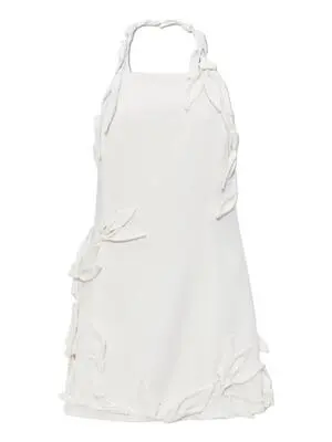 Cult Gaia Sleeveless Halter Neck Dress - White
