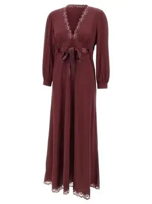 Rixo Adaline Lace-trim Midi Dress - No