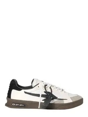 Off-White Off-White Slim Lace-Up Sneakers White-black