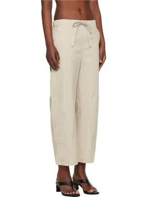 RAG  BONE Rag & Bone Drawstring Cargo Pants - Stone