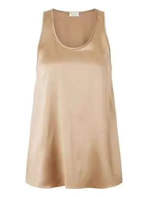 Brunello Cucinelli Round Neck Sleeveless Vest - Nude