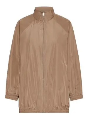 Marella Technical Taffeta Zip-up Parka - Turtledove