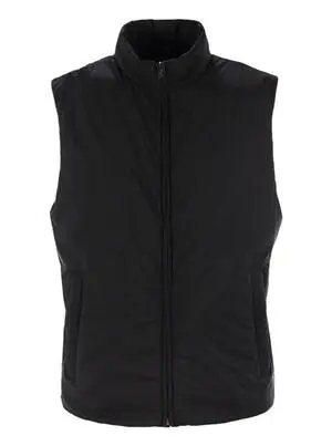 Herno Zip Sleeveless Gilet - Black