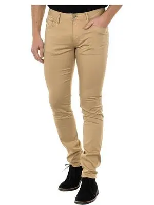 Emporio Armani Khaki Logo Detail Pants - Nude