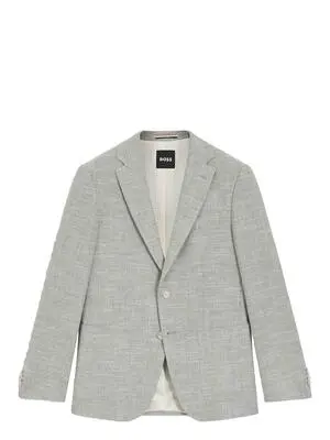 Hugo Boss Patterned Jacket - Light Gray