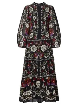 FARM RIO Farm Rio Rococo Flowers Maxi Dress
