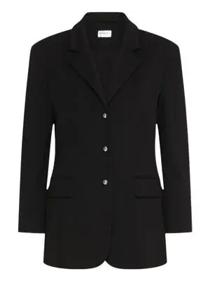 Marella Single-breasted Blazer In Stretch Jersey - Black