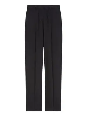 Givenchy Striped Wool Tailored Pants - Mixed-color Gray