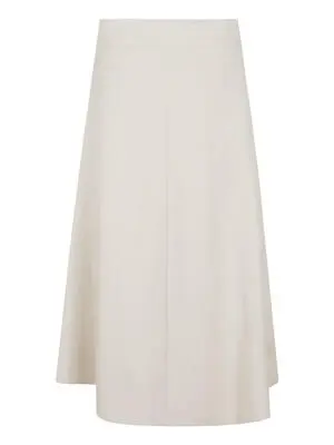 P.a.r.o.s.h A-line Midi Skirt - Nude