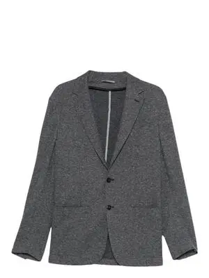 Canali Single-breasted Suit Jacket - Black