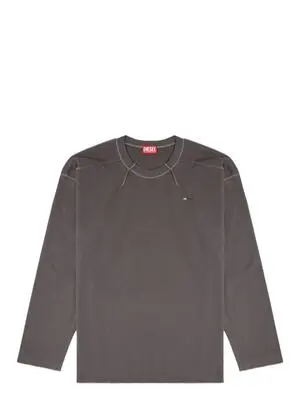 DIESEL® Crahor Long-sleeve T-shirt - Grey