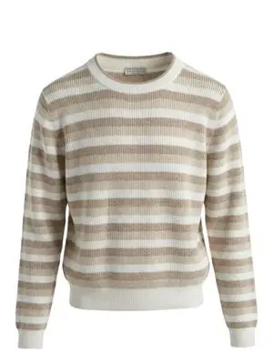 BRUNELLO CUCINELLI Brunello Cucinelli Striped Crewneck Sweater