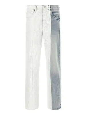 PURPLE BRAND Crackle Silver Coated Jeans - Light Blue